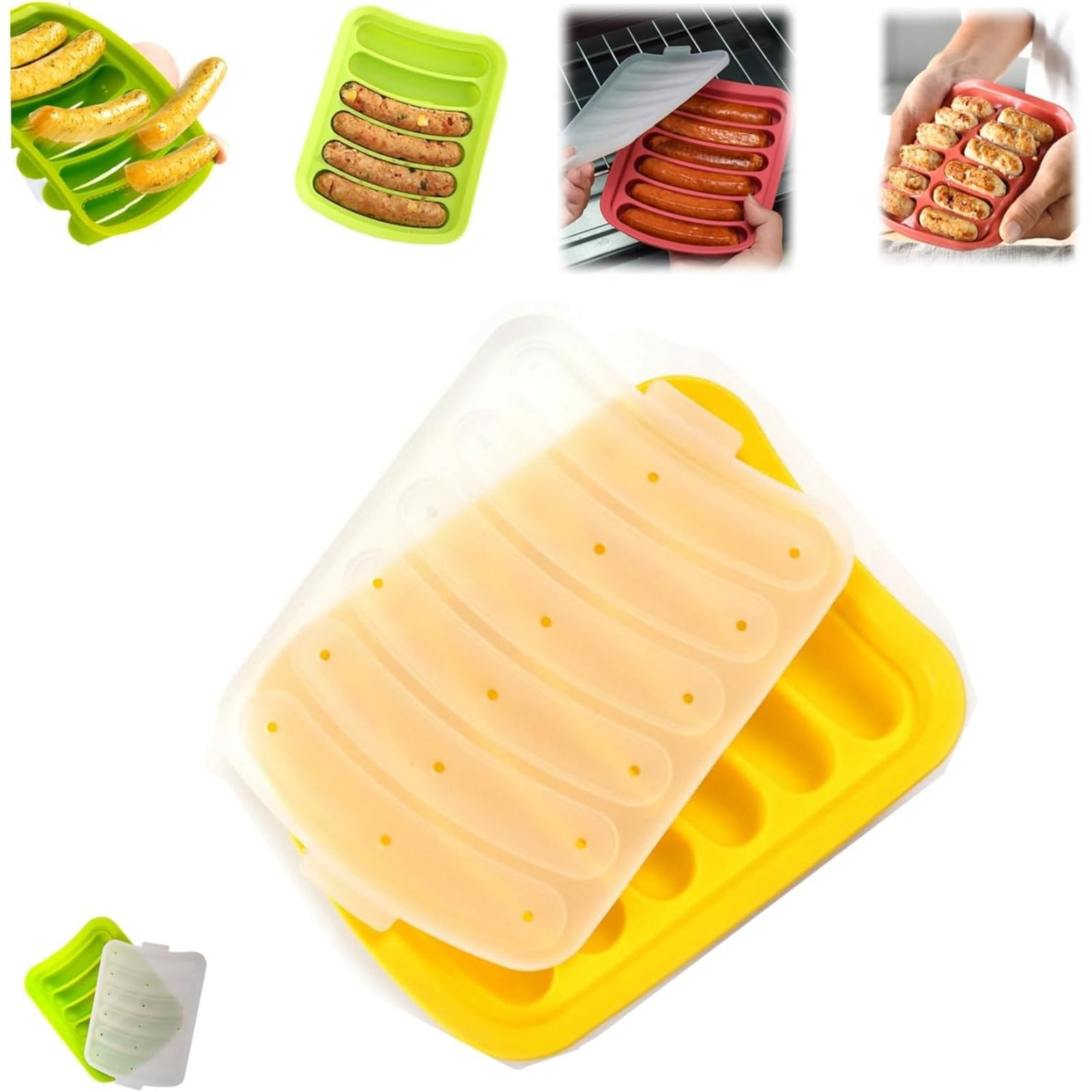 npkgvia Clearance,Sausage Molder Silicone Corn Dog Maker Silicone Hot ...