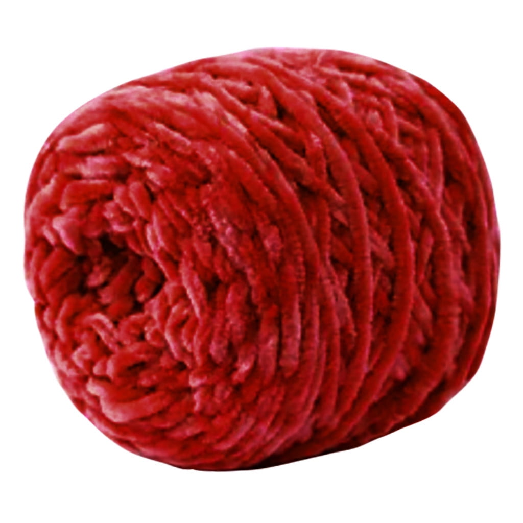 npkgvia Fuzzy Yarn，Velvet Yarn，Plush Yarn，Chunky Yarn For Crocheting ...