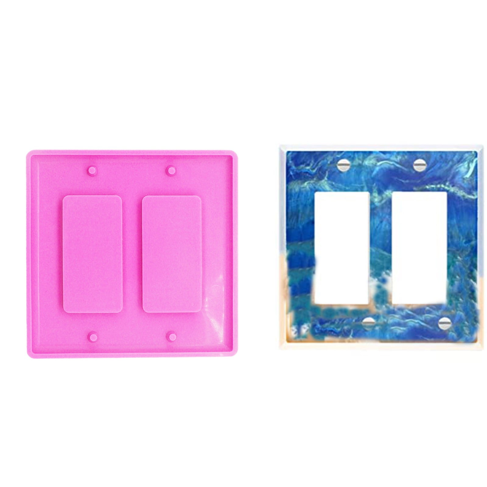 npkgvia Silicone Molds,Resin Molds,Switch Socket Panel Ornaments Resin ...