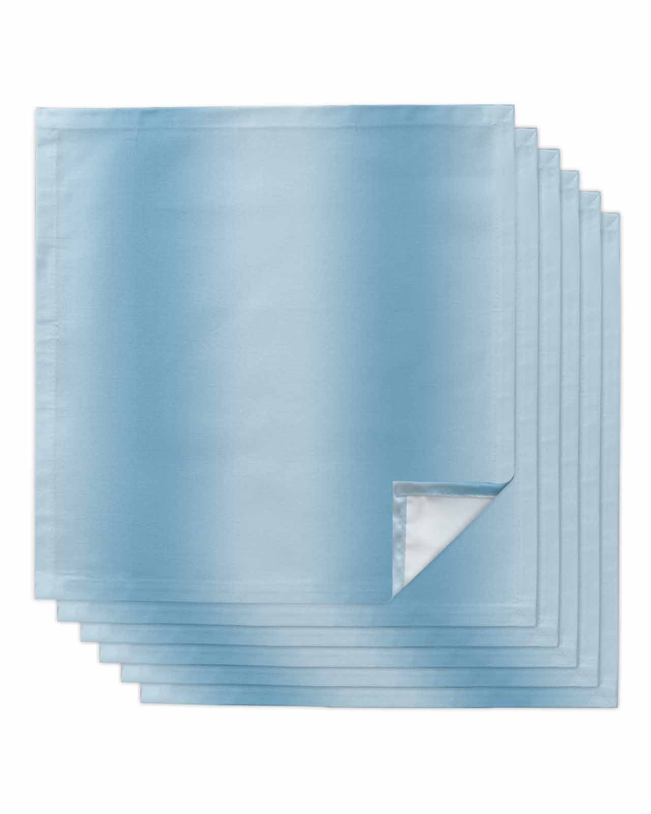 nqOlkjepod Blue Ombre Cloth Napkins Set of 6 Reusable Dinner Napkins ...