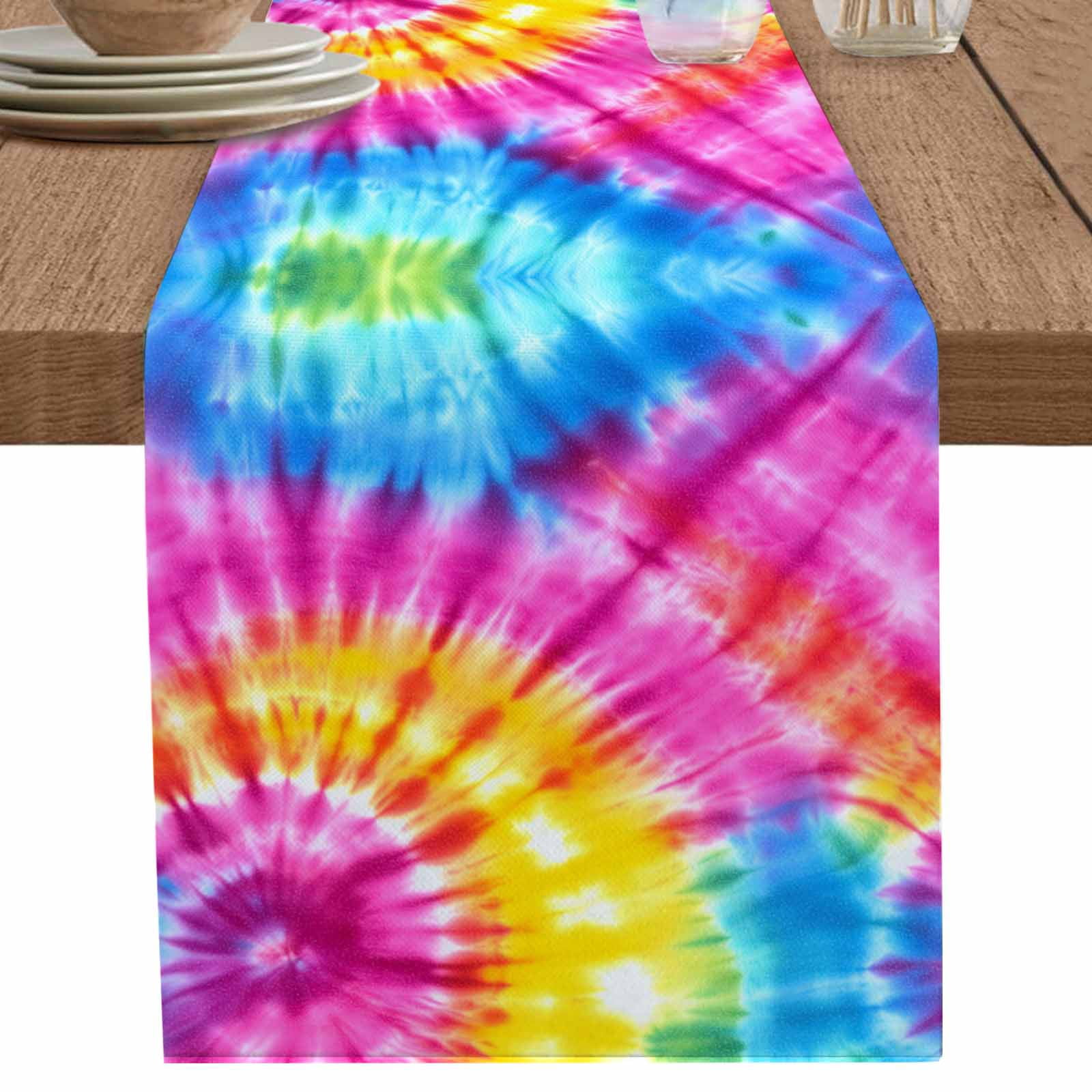 nqOlkjepod Colorful Boho Table Runner 120 Inches Long Farmhouse Dress ...