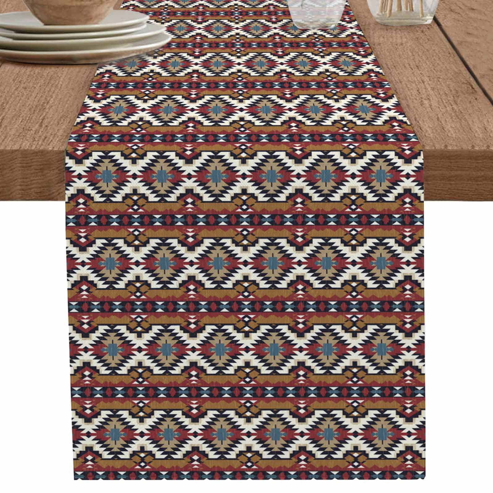 nqOlkjepod Country Boho Table Runner 120 Inches Long Farmhouse Dress ...