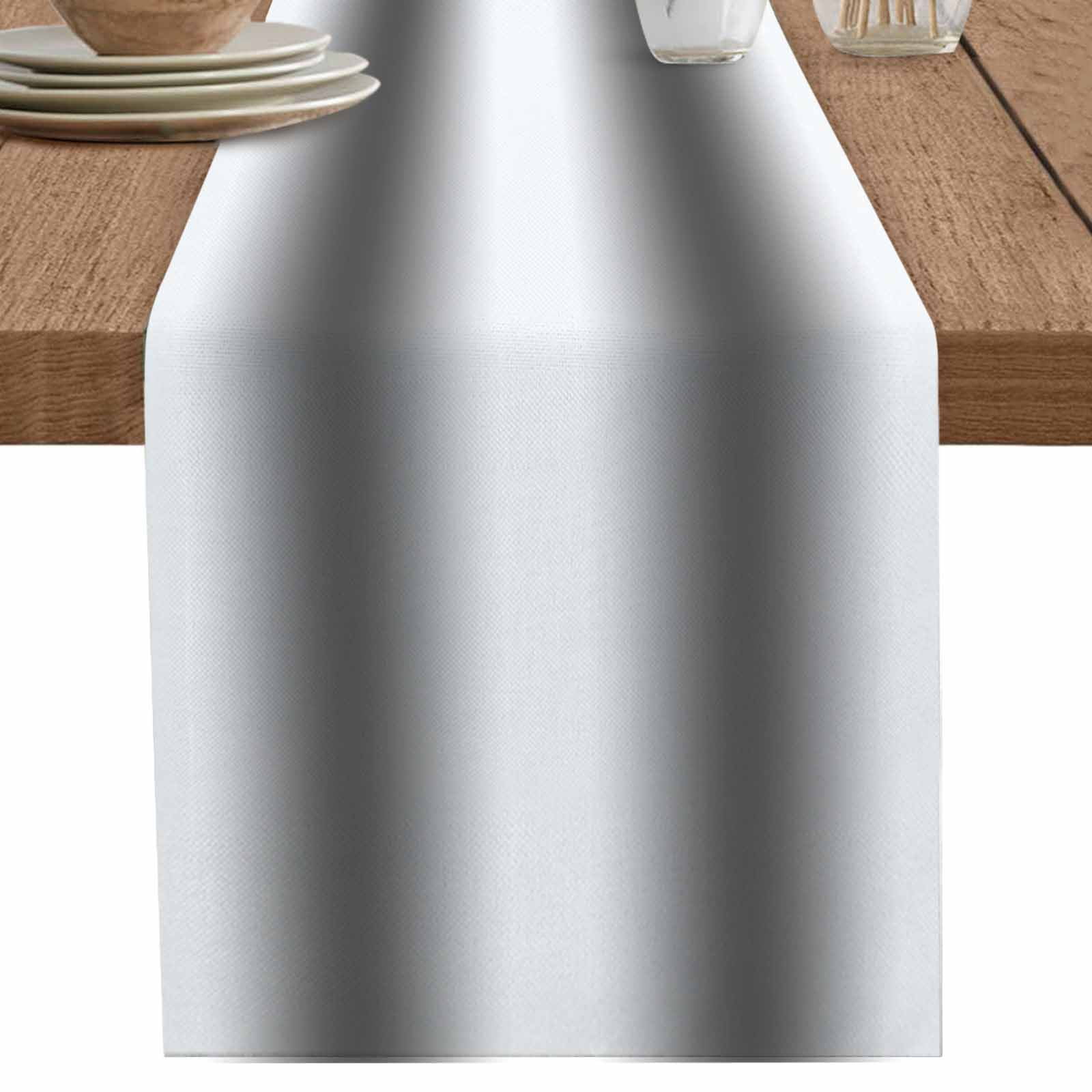nqOlkjepod Grey Ombre Table Runner 72 Inches Long Farmhouse Dress ...