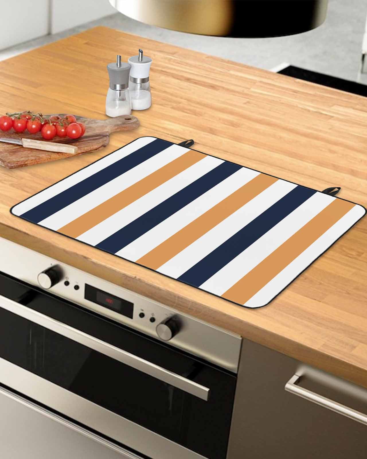 nqOlkjepod Large Induction Cooktop Protector Mat 24"x21", Burnt Orange ...