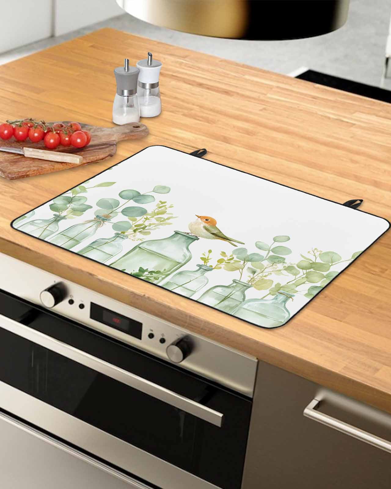 nqOlkjepod Large Induction Cooktop Protector Mat 24"x21", Spring ...