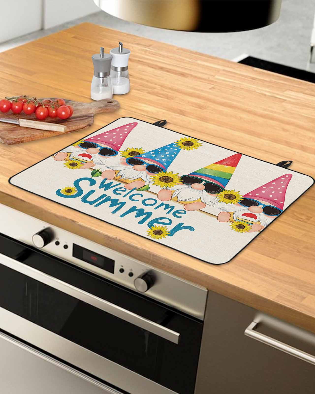 nqOlkjepod Large Induction Cooktop Protector Mat 24"x21", Sunflower ...