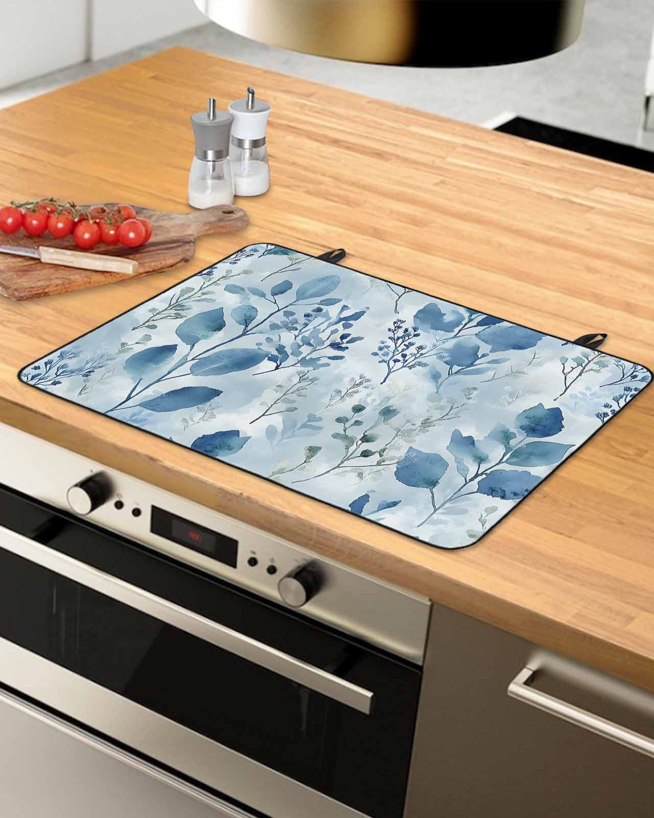 nqOlkjepod Large Induction Cooktop Protector Mat 31"x24", Blue ...
