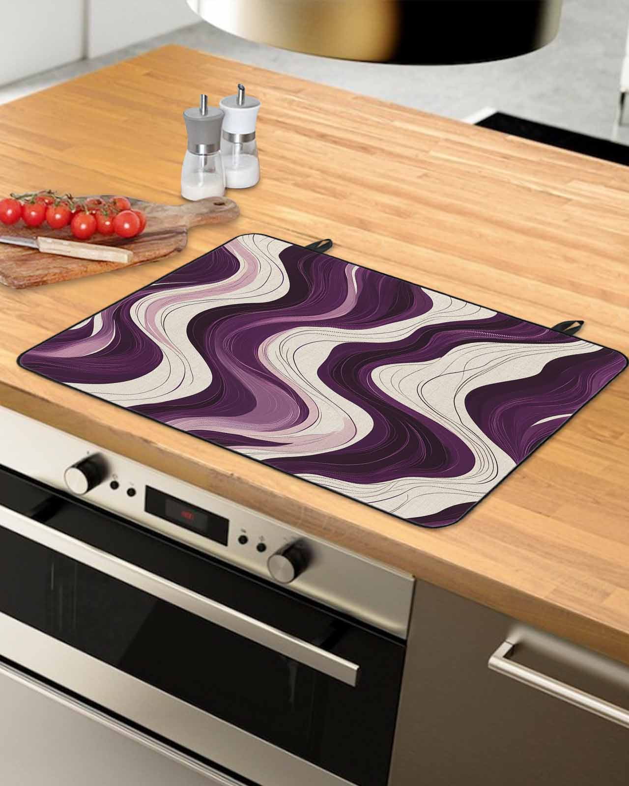 nqOlkjepod Large Induction Cooktop Protector Mat 31"x24", Geometric ...