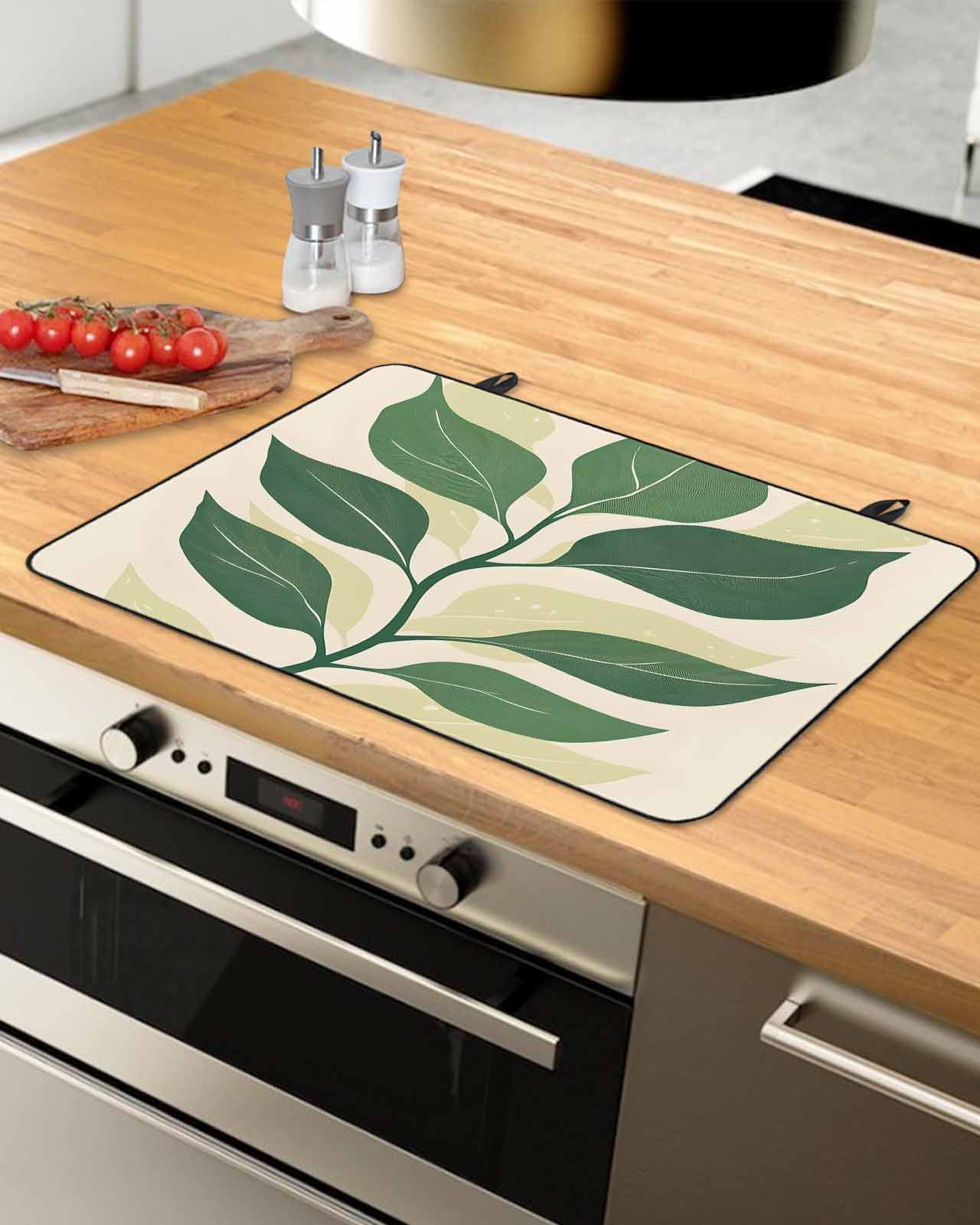 nqOlkjepod Large Induction Cooktop Protector Mat 36"x21", Green ...