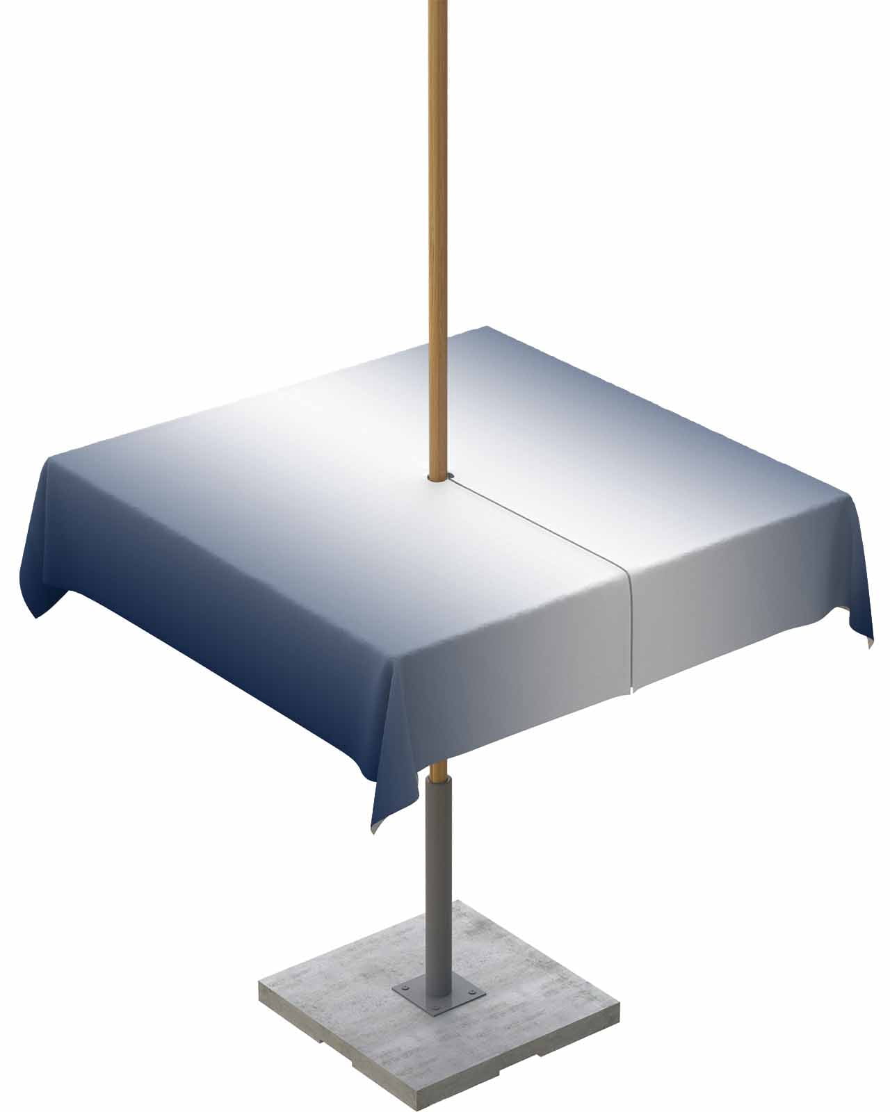 nqOlkjepod Navy Blue Ombre Outdoor Tablecloth with Umbrella Hole ...