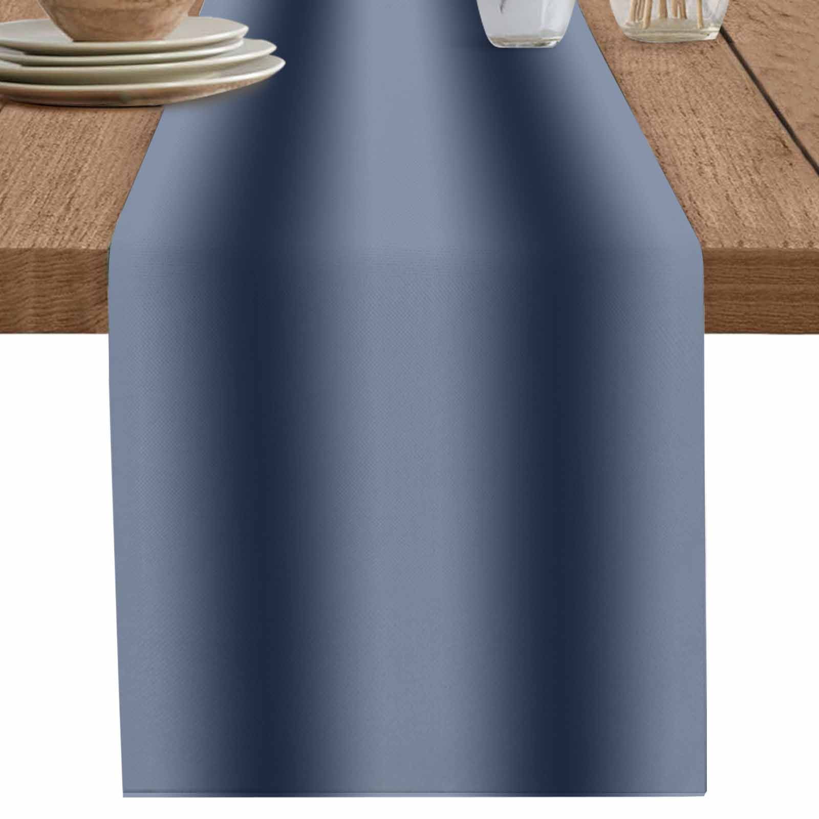 nqOlkjepod Navy Blue Ombre Table Runner 72 Inches Long Farmhouse Dress ...