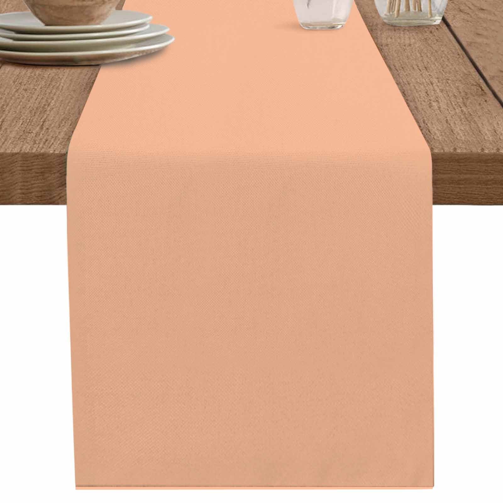 nqOlkjepod Peach Fuzz Table Runner 72 Inches Long Farmhouse Dress ...