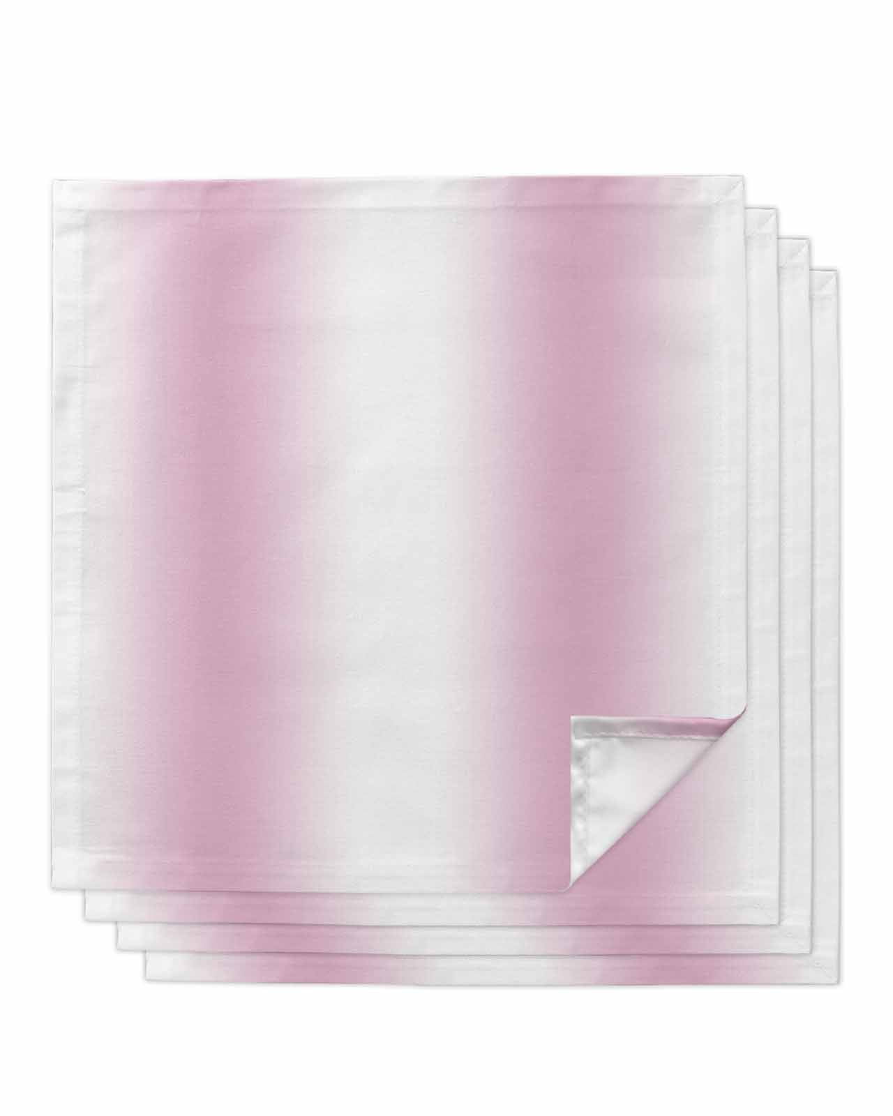 nqOlkjepod Pink Ombre Cloth Napkins Set of 4 Reusable Dinner Napkins ...