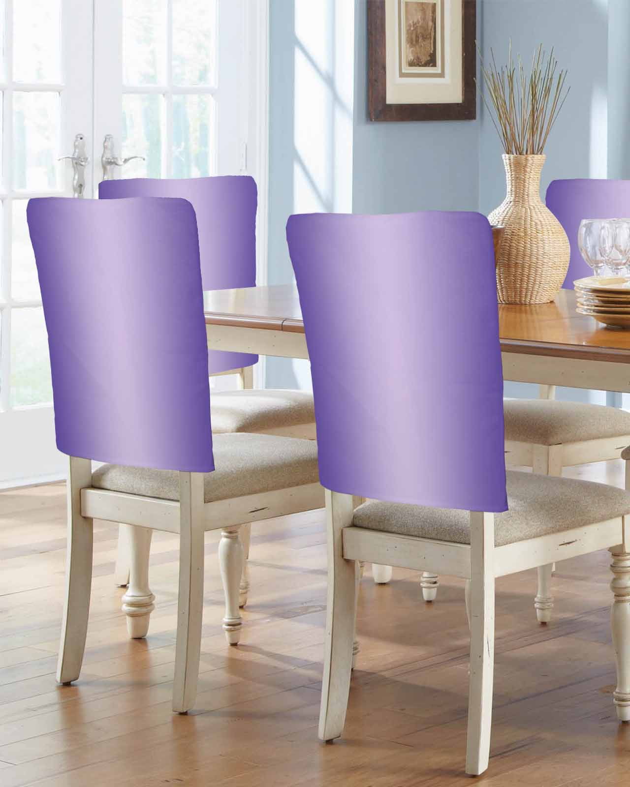 nqOlkjepod Purple Ombre Chair Covers Set of 8, Decorative Chair Back ...