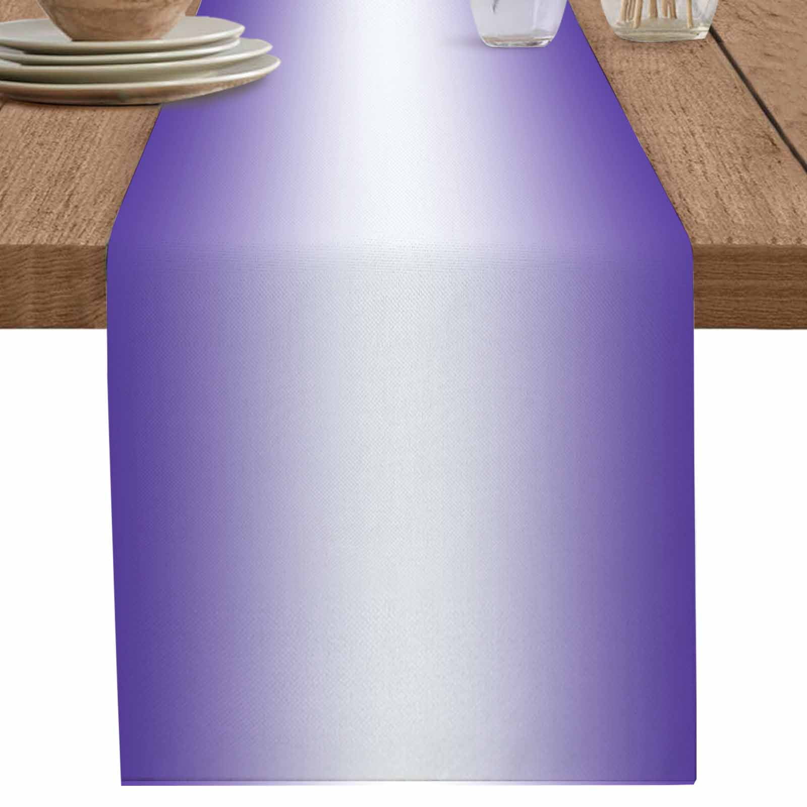 nqOlkjepod Purple Ombre Table Runner 72 Inches Long Farmhouse Dress ...
