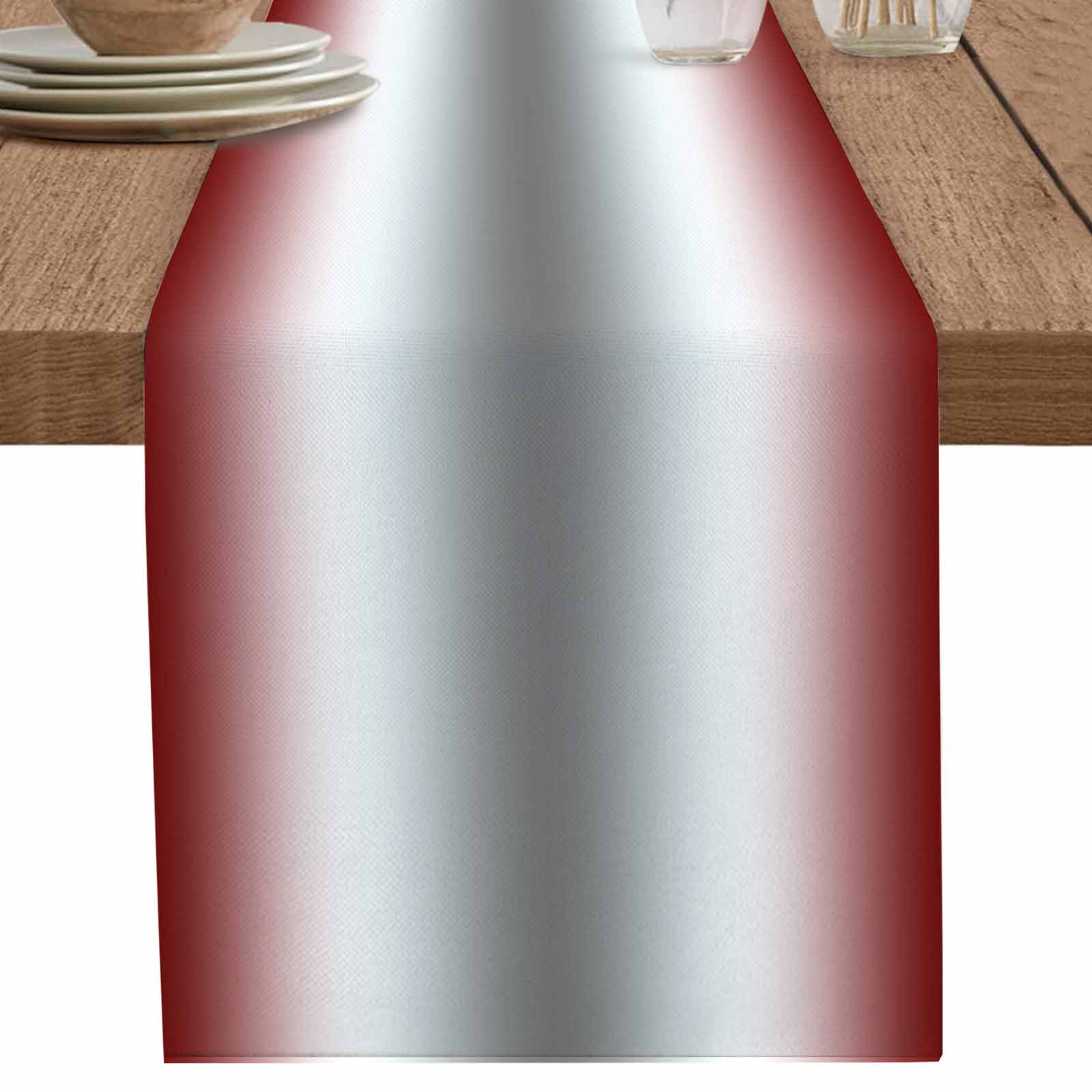 nqOlkjepod Red Grey Table Runner 72 Inches Long Farmhouse Dress Scarves ...