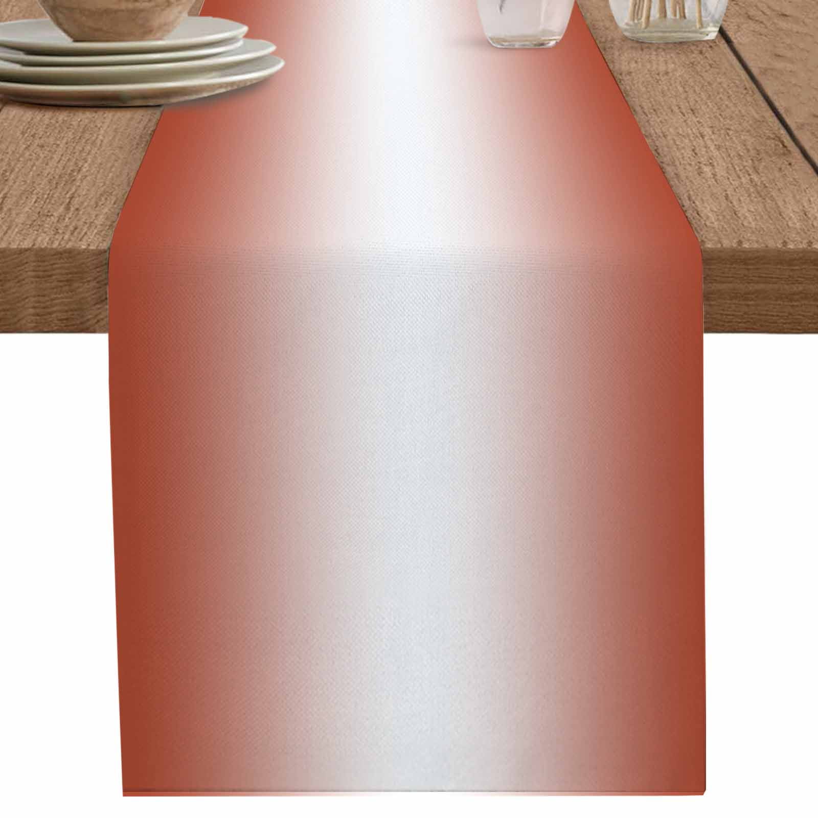 nqOlkjepod Red Ombre Table Runner 72 Inches Long Farmhouse Dress ...