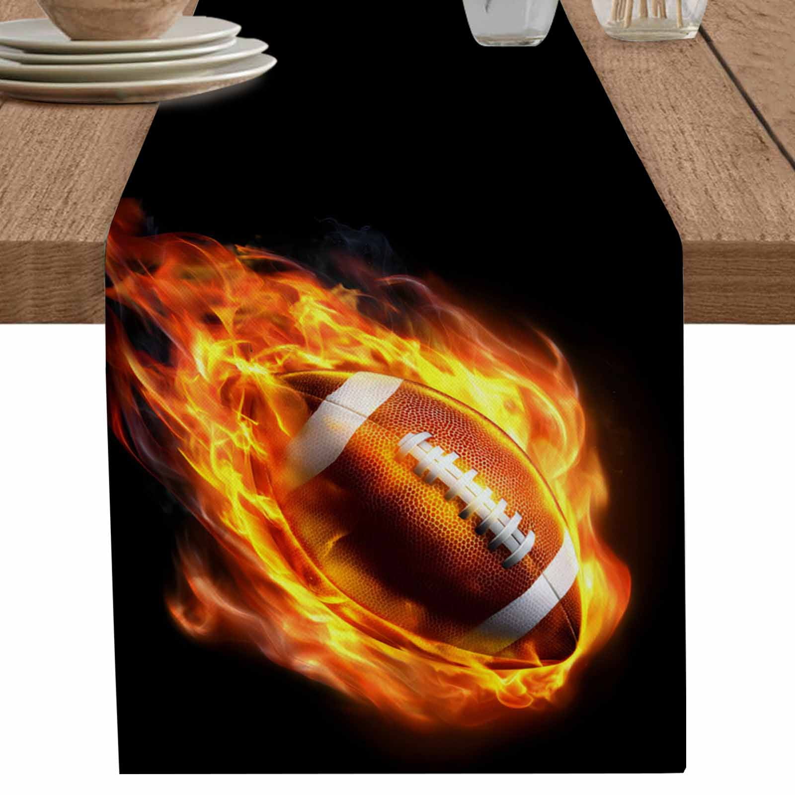 nqOlkjepod Rugby Table Runner 120 Inches Long Farmhouse Dress Scarves ...