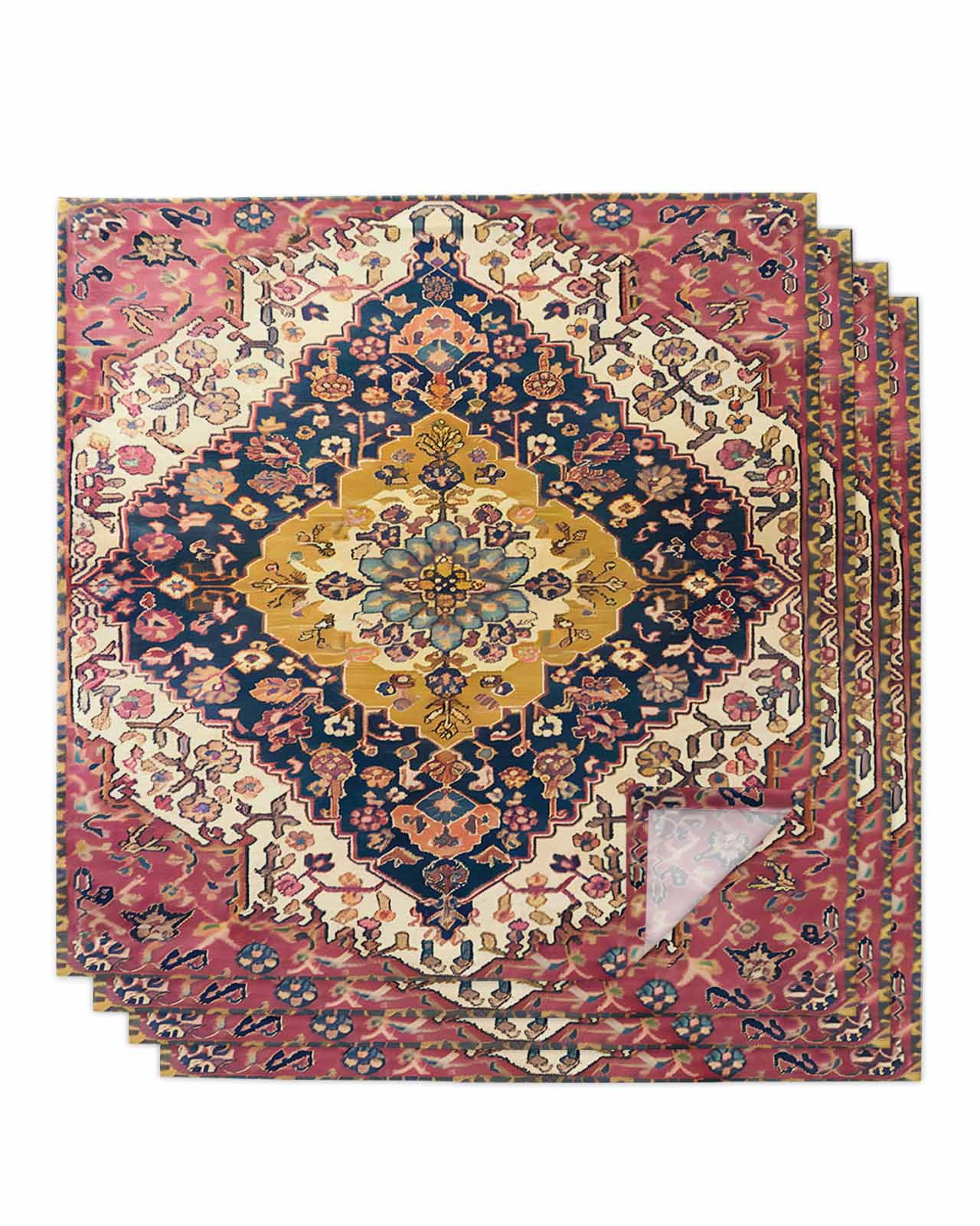 nqOlkjepod Southwest Aztec Cloth Napkins Set of 4 Reusable Dinner ...