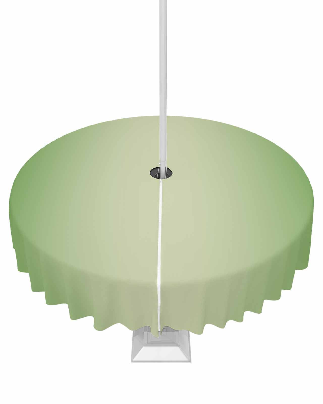 nqOlkjepod Spring Green Ombre Outdoor Tablecloth with Umbrella Hole ...