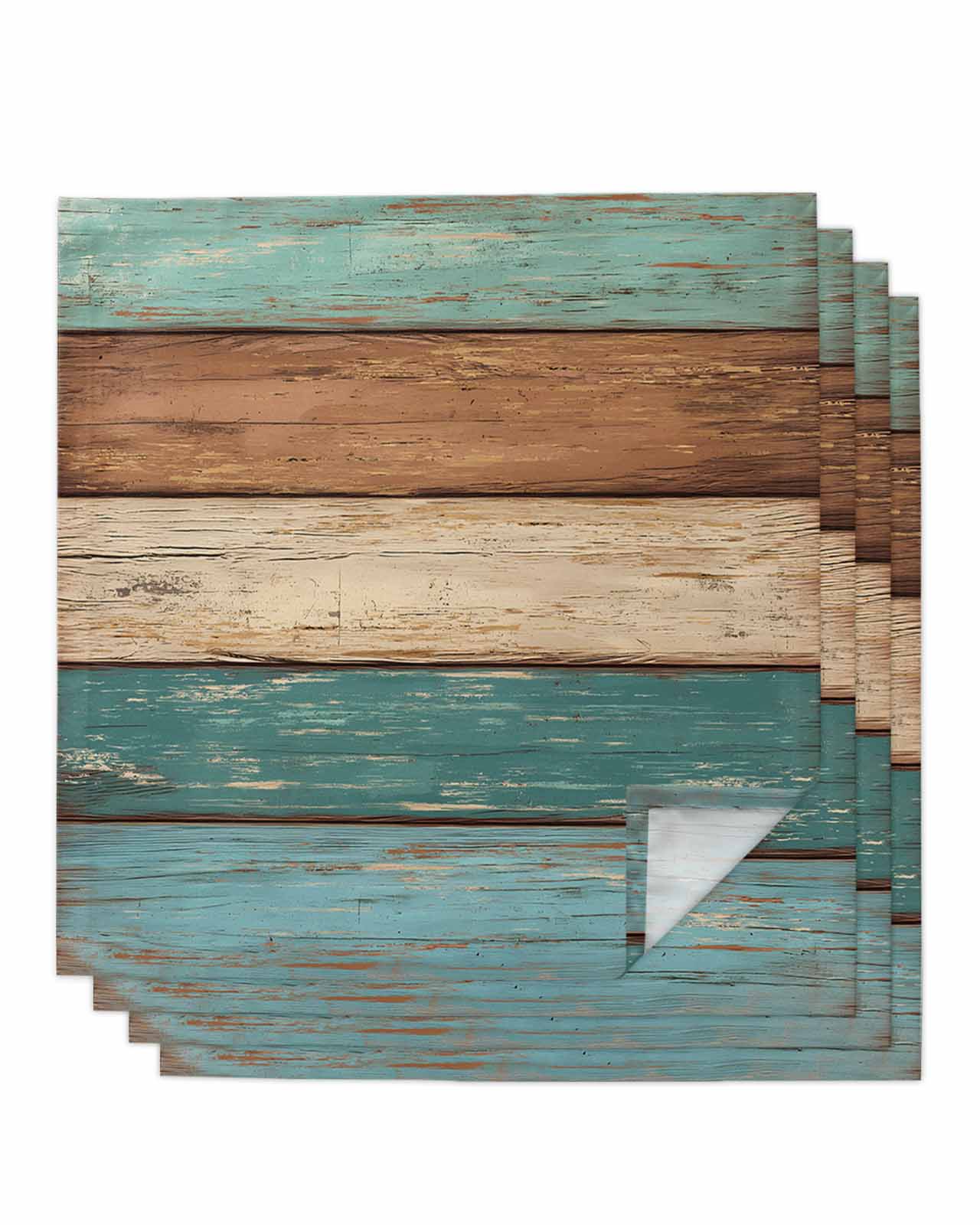 nqOlkjepod Teal Turquoise Cloth Napkins Set of 4 Reusable Dinner ...