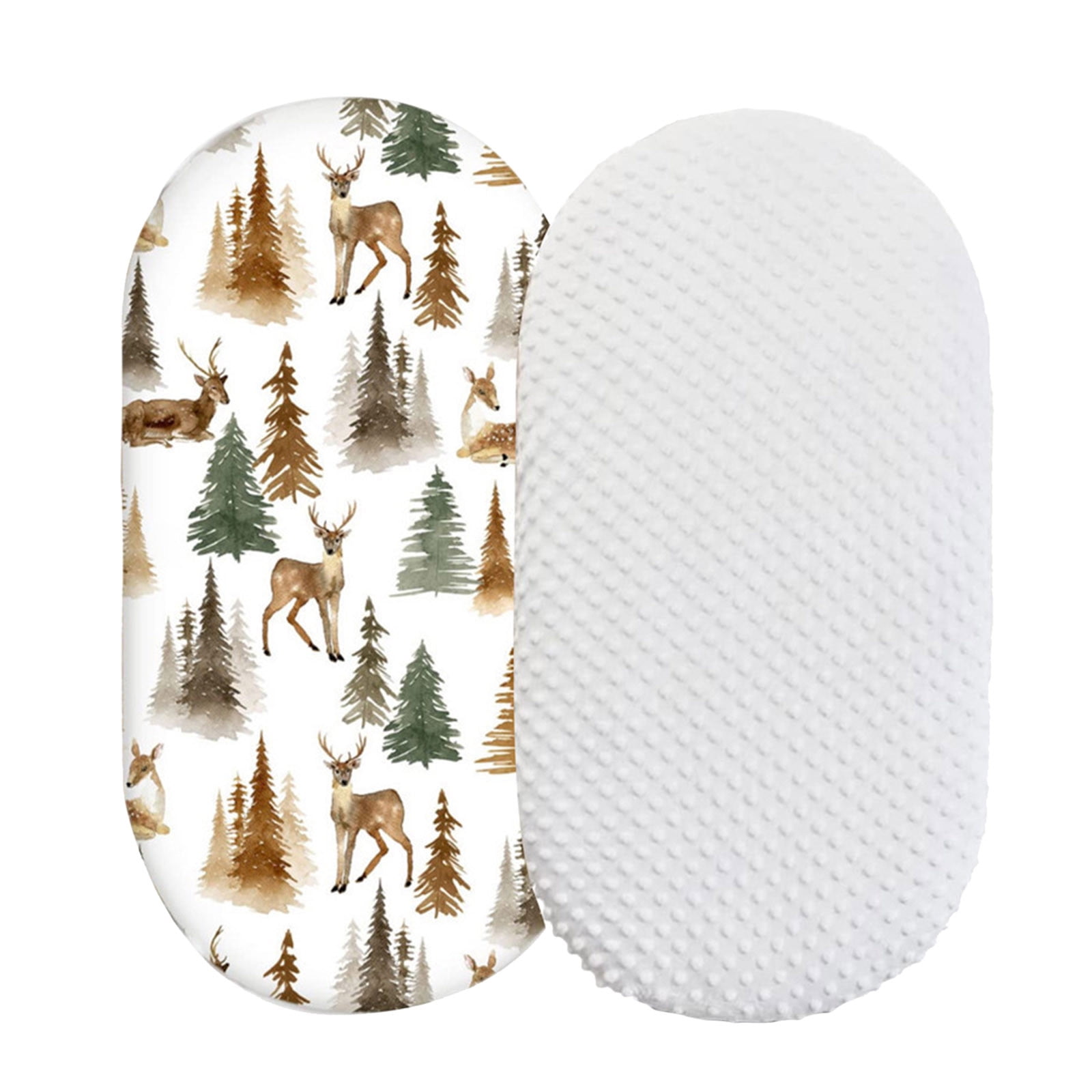 nsendm Baby Bassinet Crib Sheets Set, Breathable Cozy Fitted Mattress ...