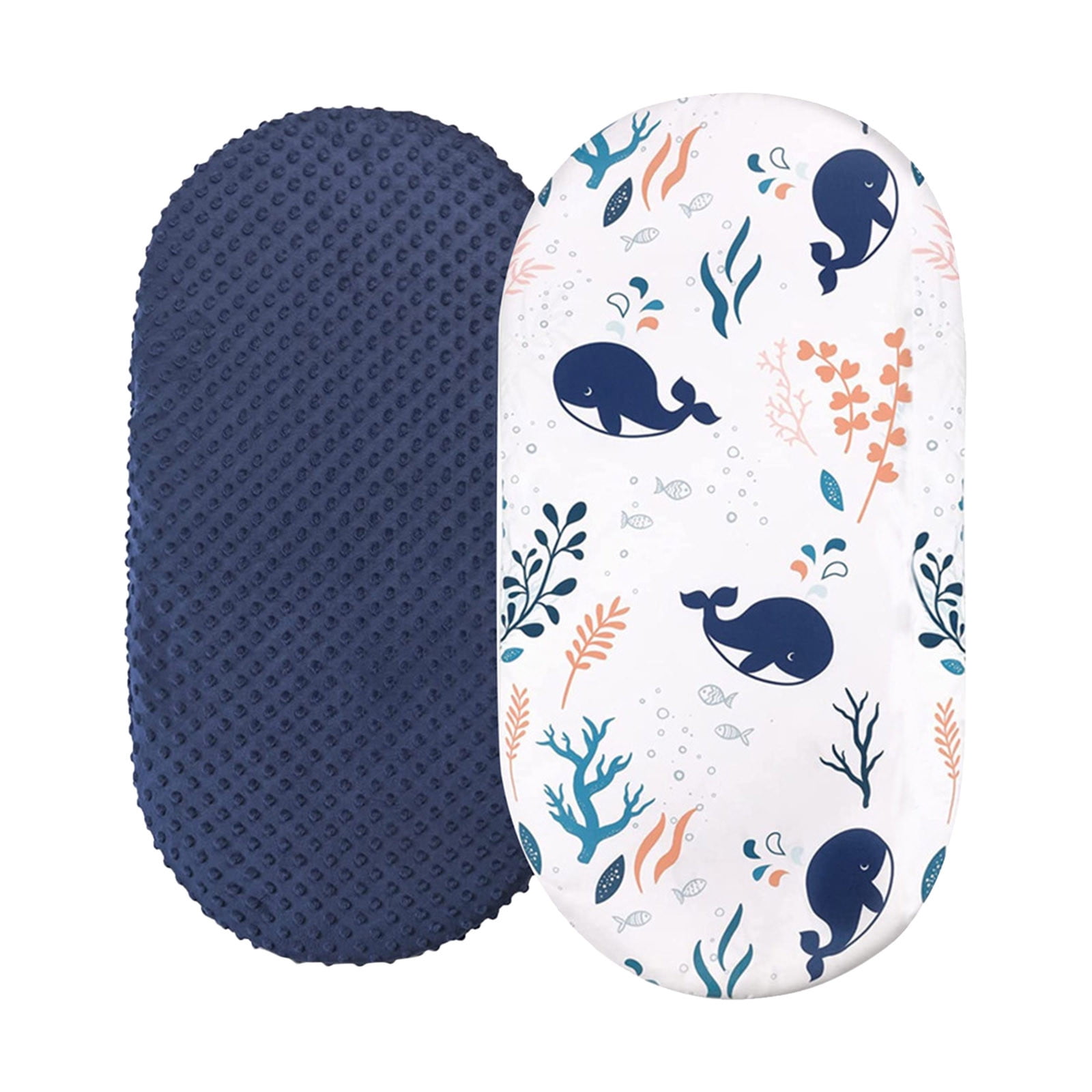 nsendm Bassinet Sheets for Baby Girl 2PCS Baby Mose Basket Sheet ...