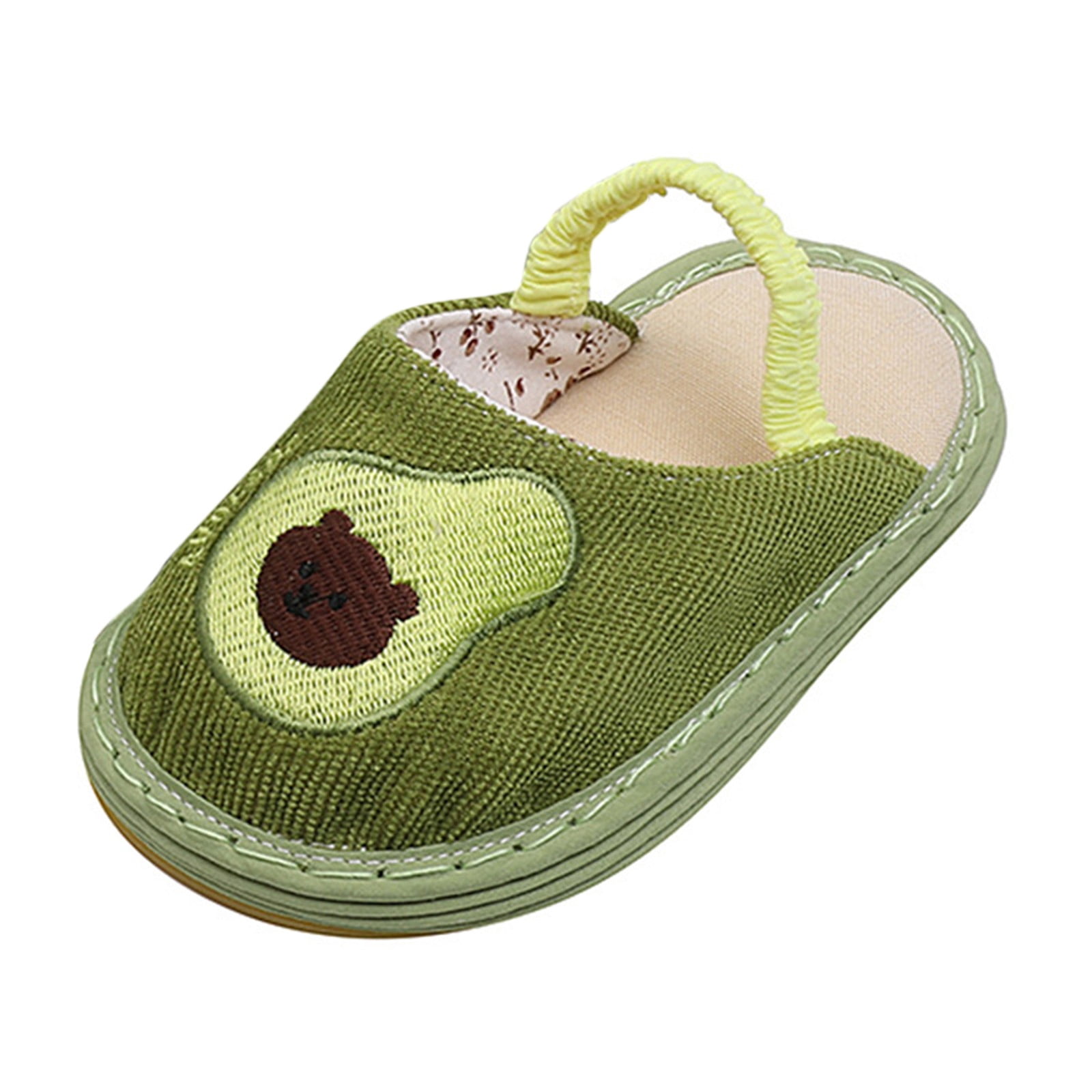 nsendm Female Sandal Little Kid Active Slides Flat Soft Cotton Sandals ...