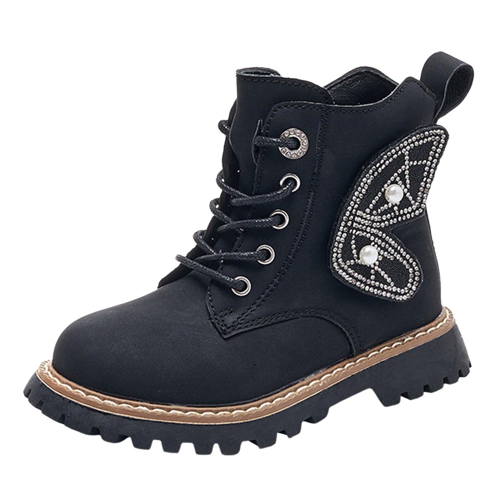 nsendm Female Shoes Little Kid Youth Snow Boots Girls Platform Boots ...