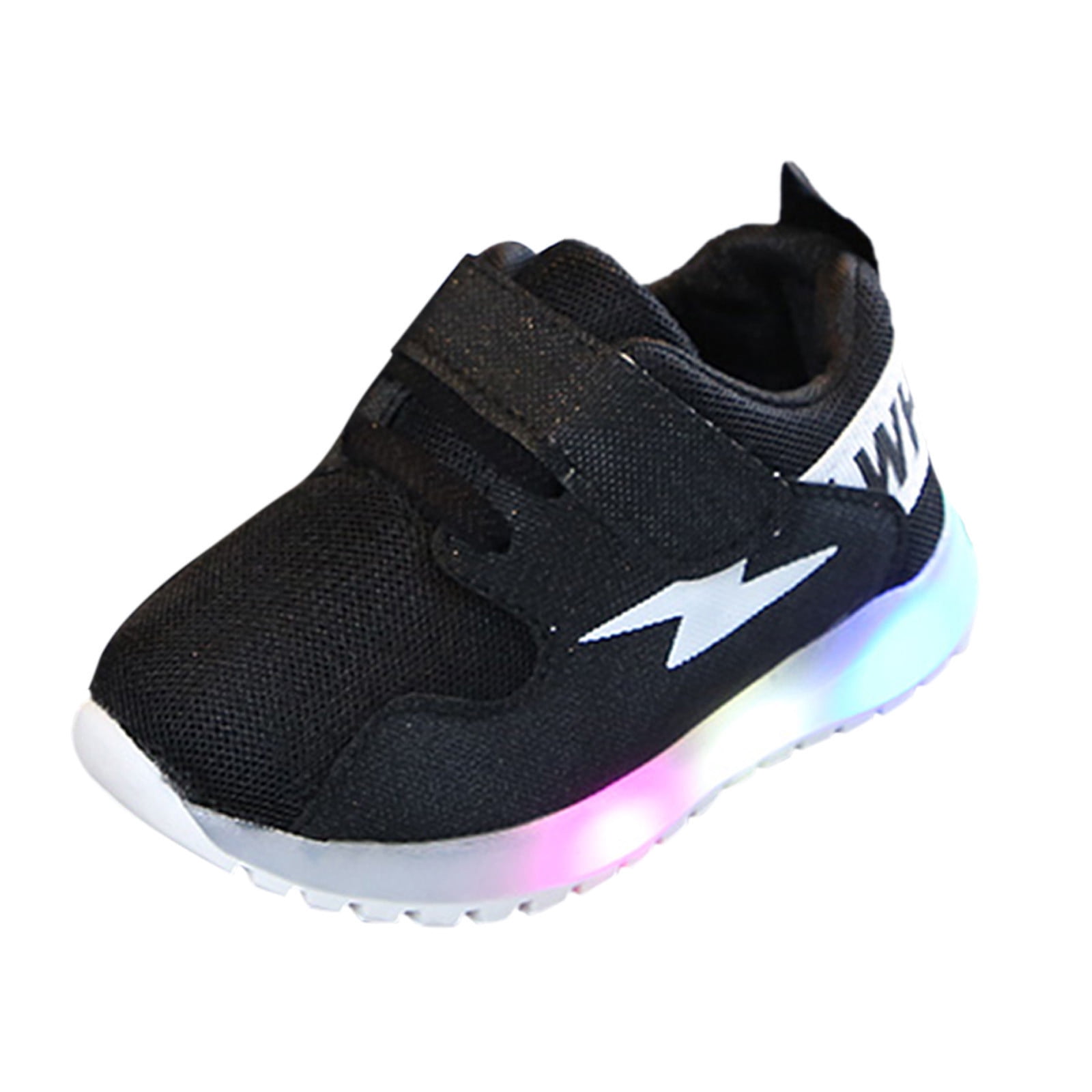 nsendm Kids Lighted Sneakers Glowing Shoes Boys Baby Sneakers With ...