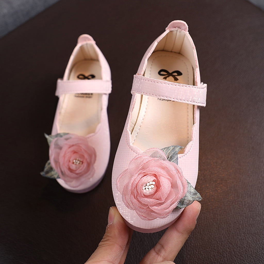 nsendm Lace Sandals Floral Shoes Kids Toddler Girls Leather Baby ...