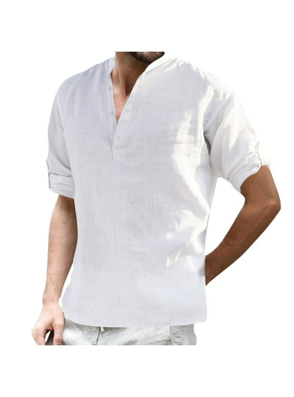 No Collar Dress Shirts