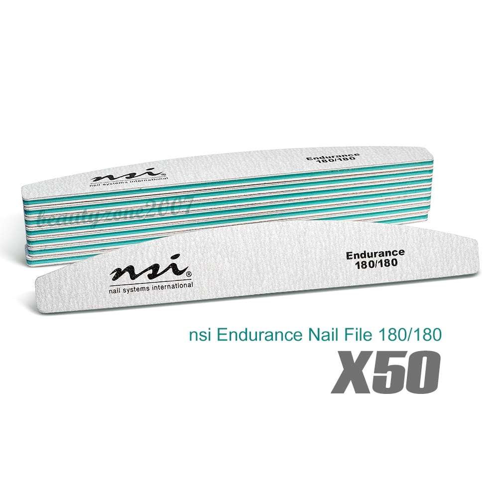 nsi Endurance Nail File 180/180 x 50 Pieces - Walmart.com