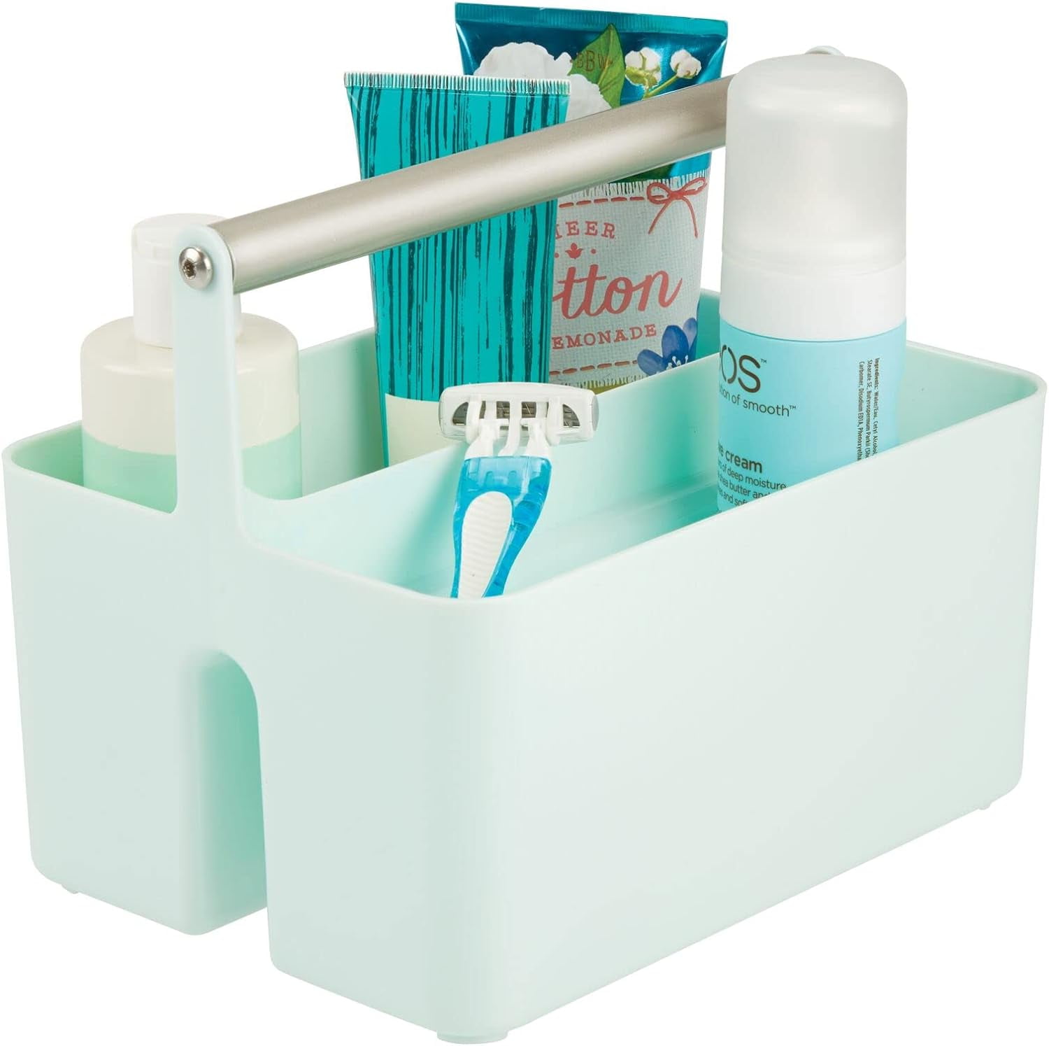 nskhka Plastic Shower Caddy Storage Organizer Utility Tote Divided ...