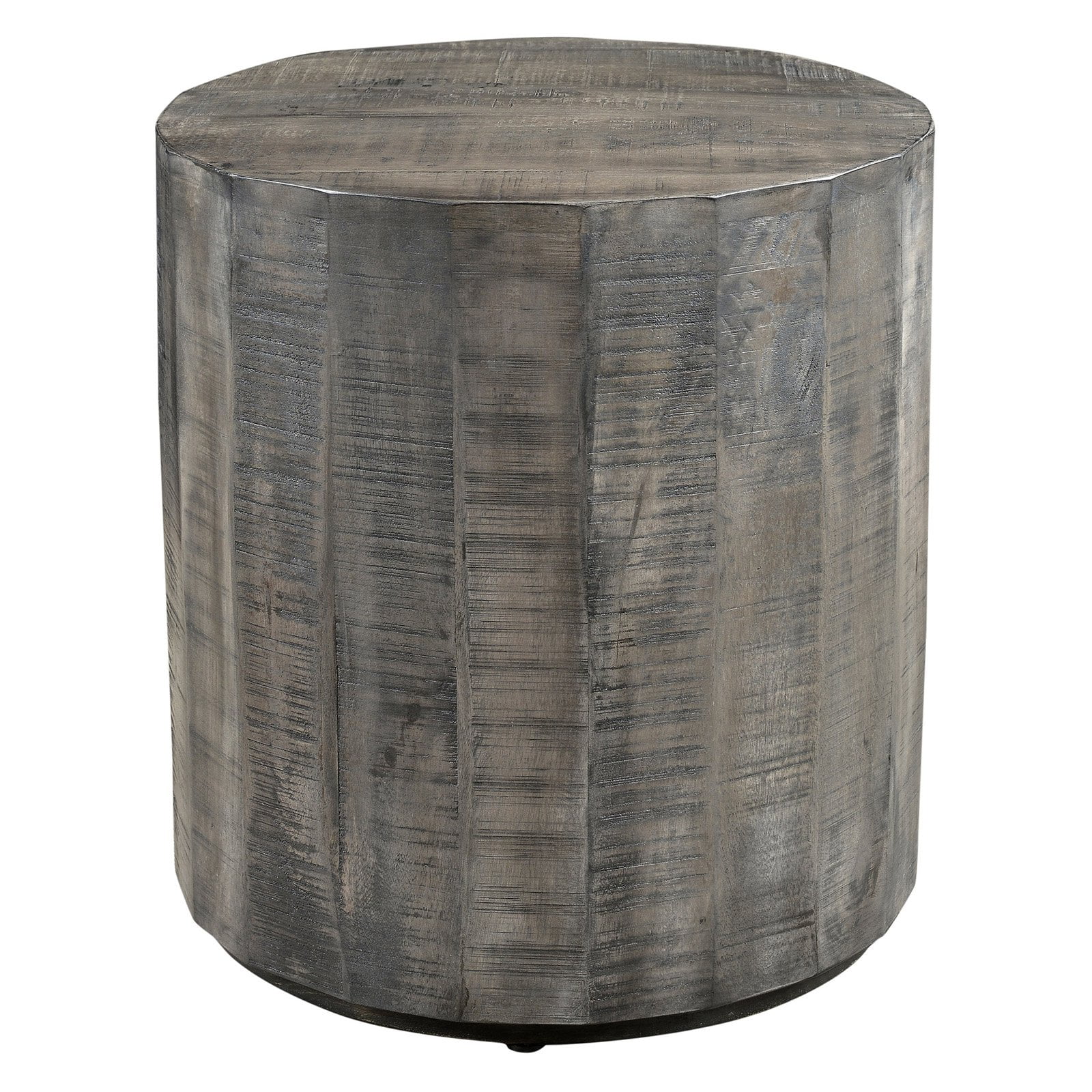 !nspire Distressed Wood Garden Stool - Walmart.com