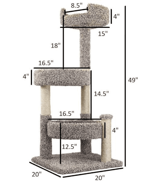 nts.LLC Multi-Level Cat Tree - Walmart.com