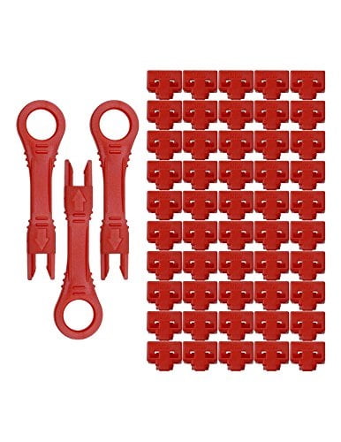 ntw nl-pbk50-rd locking rj45 port/dust blocker with color coded keys ...