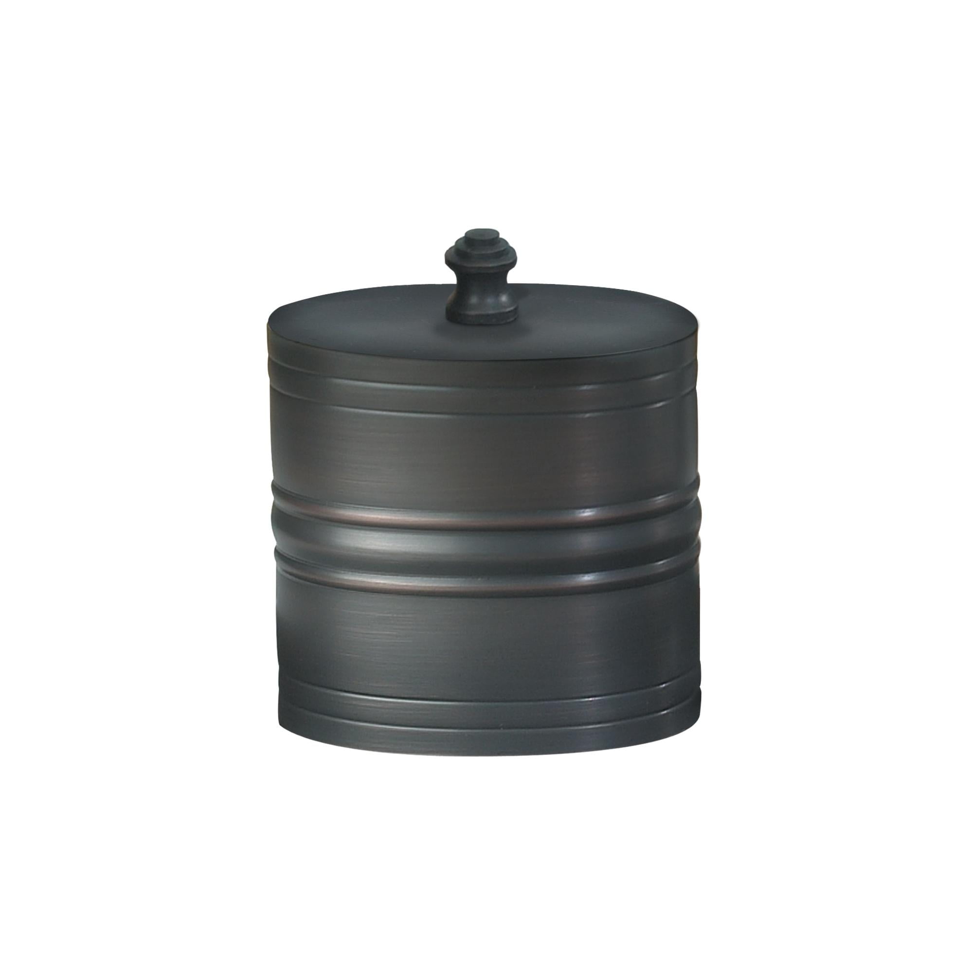 nu steel Bogart Canister Jar with Lid for Cosmetics and Makeup Storage ...