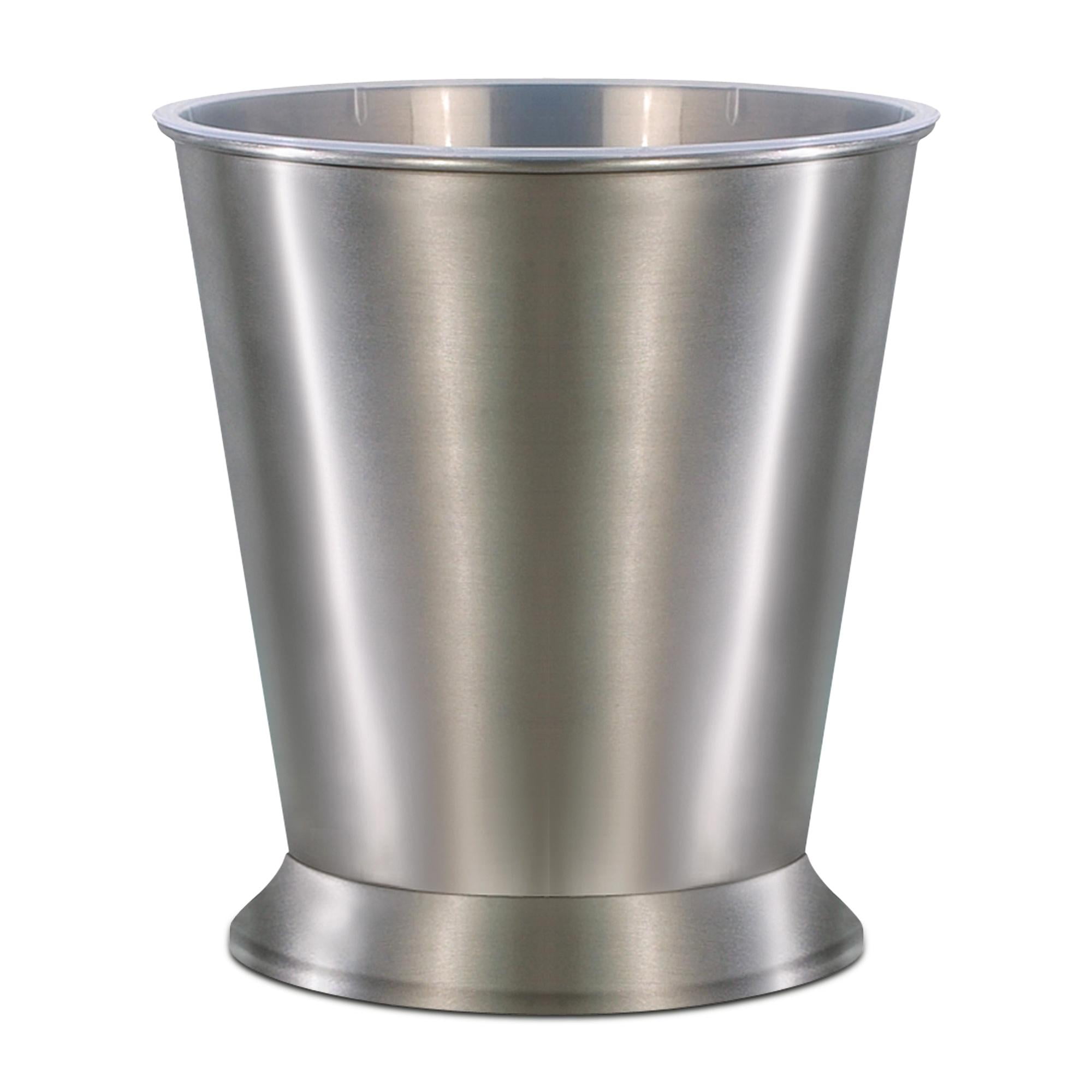 nu steel Rosemont Wastebasket 9-Quart Metal Trash Wastebasket Garbage ...