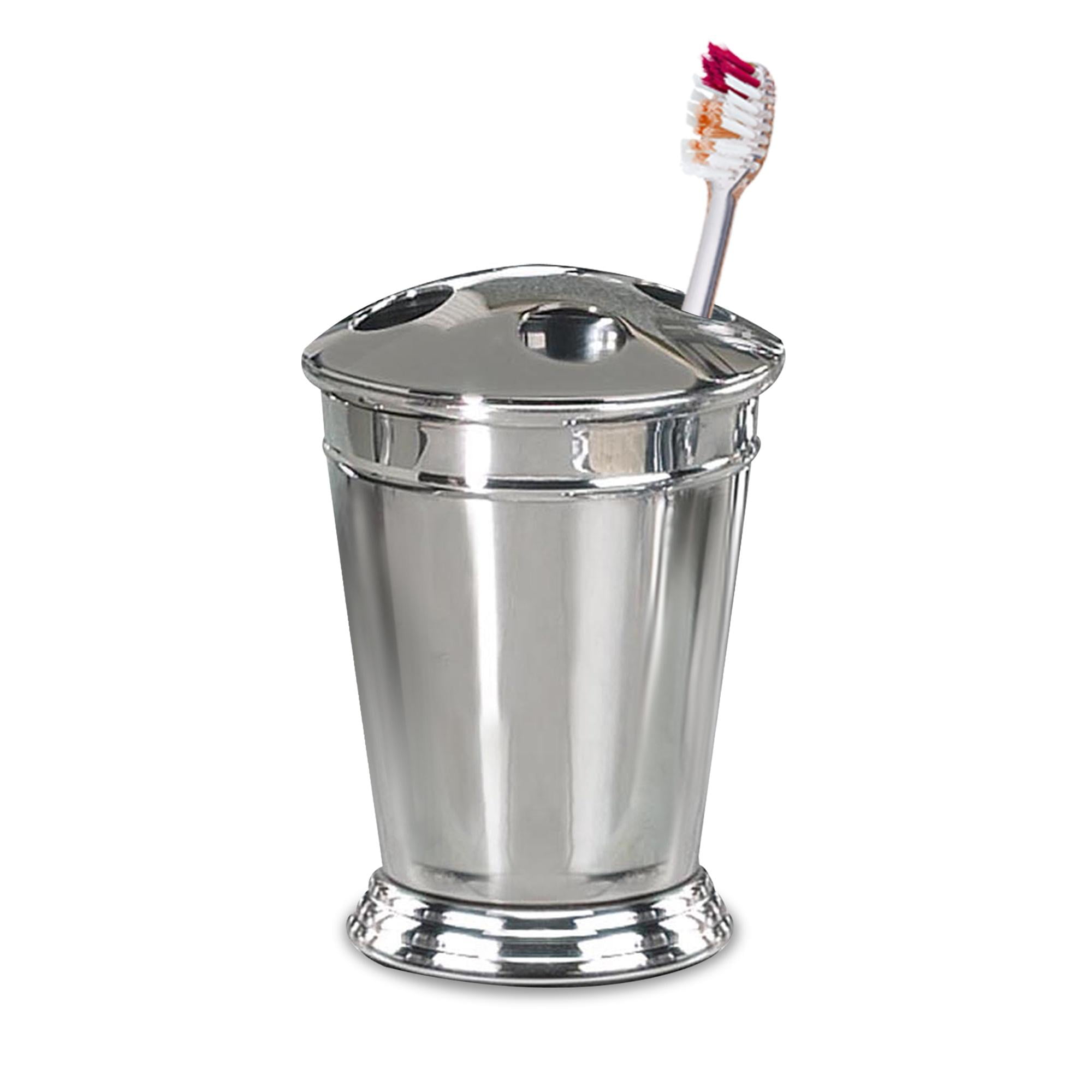 Nu Steel Timeless 304 Stainless Steel Toothbrush Holder, Chrome Finish ...