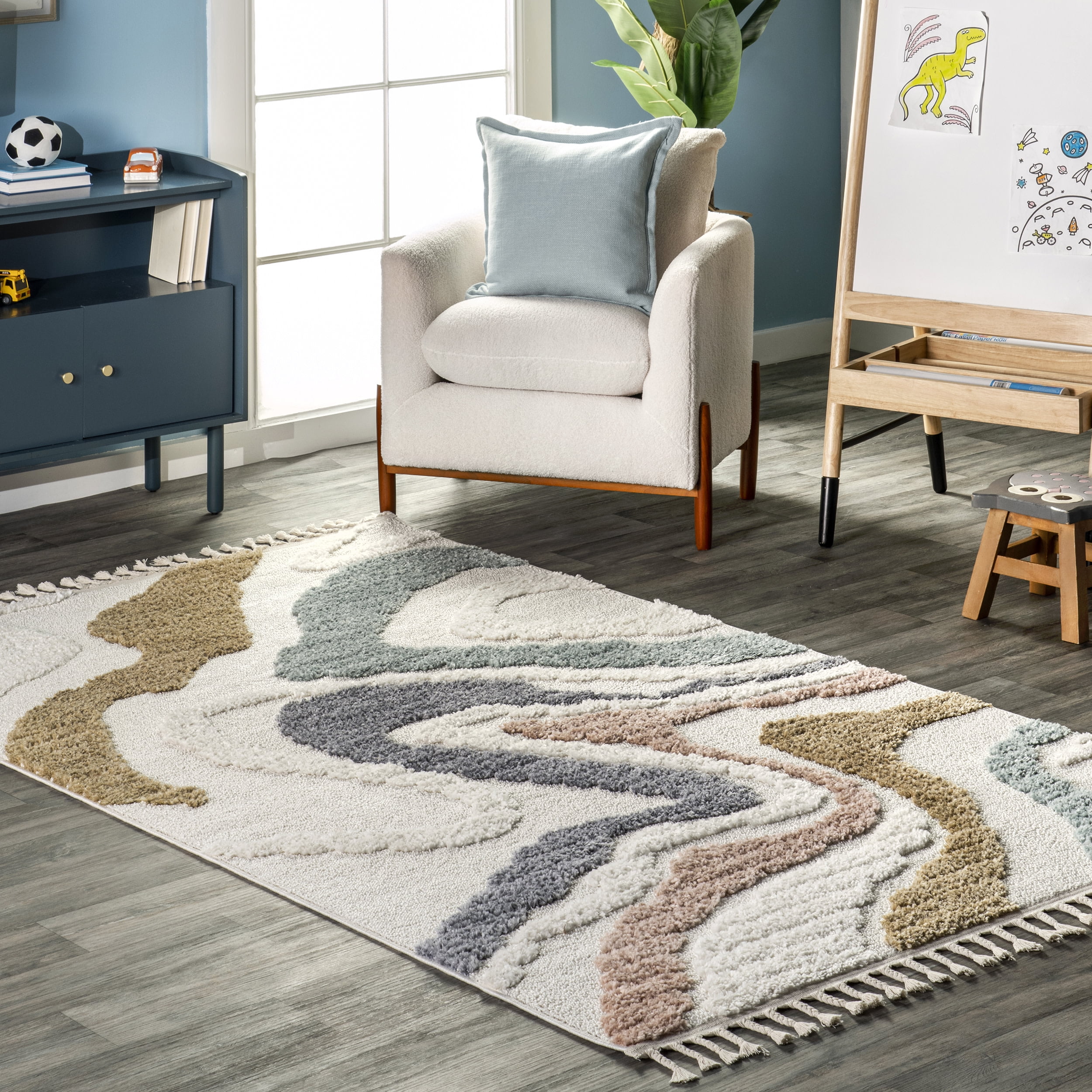 nuLOOM Area Rug, 8' x 10', Beige - Walmart.com