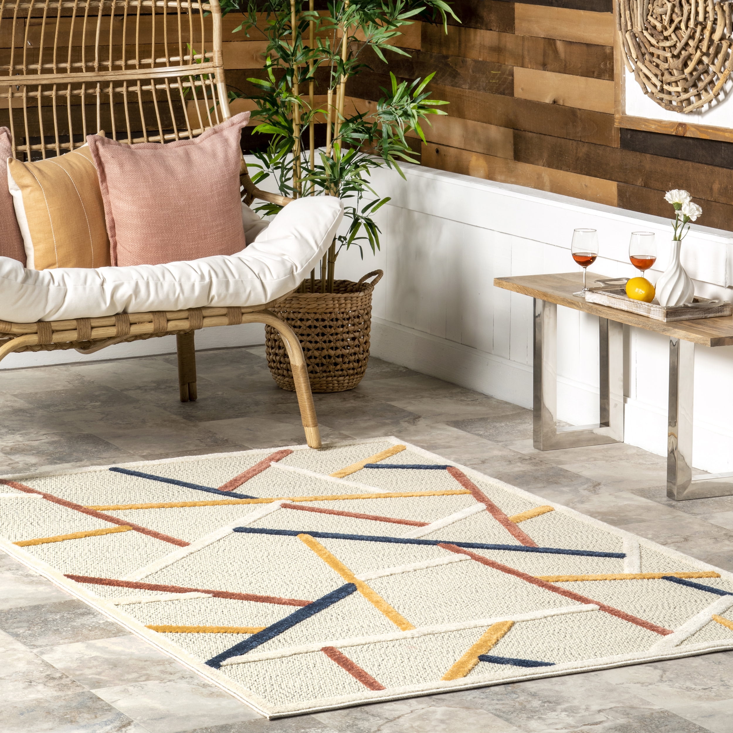 nuLOOM Area Rug, 8' x 10', Beige - Walmart.com