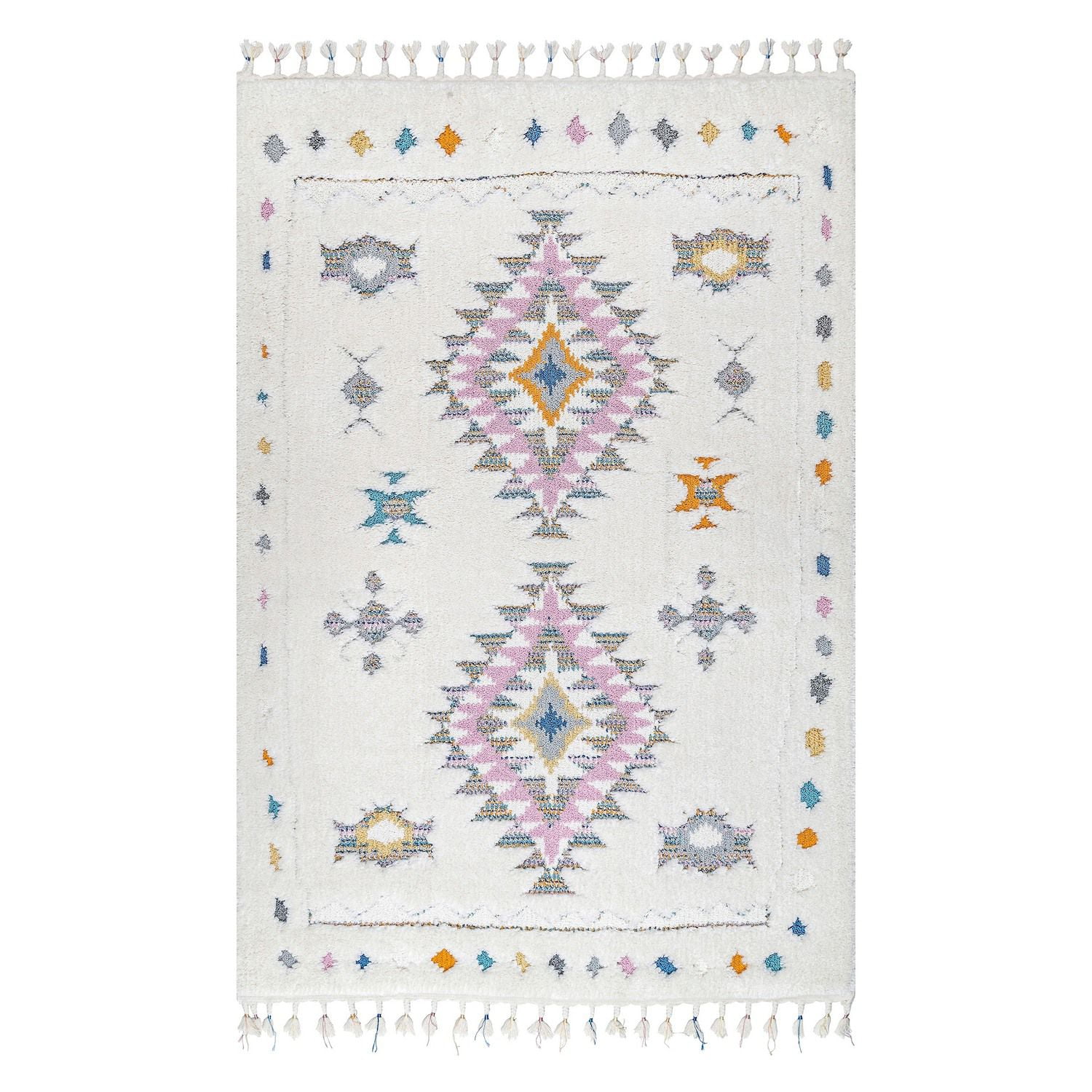 nuLOOM Asha Simple Border Indoor/Outdoor Teal 8' x 10' Casual Area Rug ...