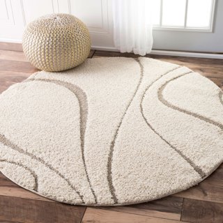 Maxy Home Bella Collection BE-2893 Anti-Bacterial Shag Area Rugs - 60 ...