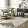 nuLOOM Charline Modern Mountain Area Rug, 8' 10" x 12', Grey - Walmart.com