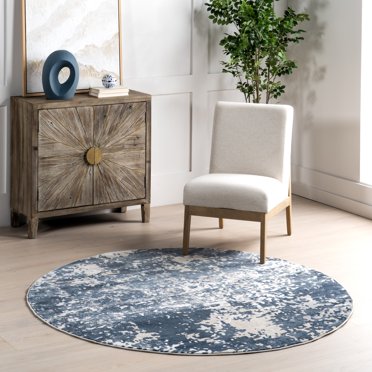 Modern Luxe Weavers 5x7 Gray Marble Swirl Abstract Area Rug - Walmart.com