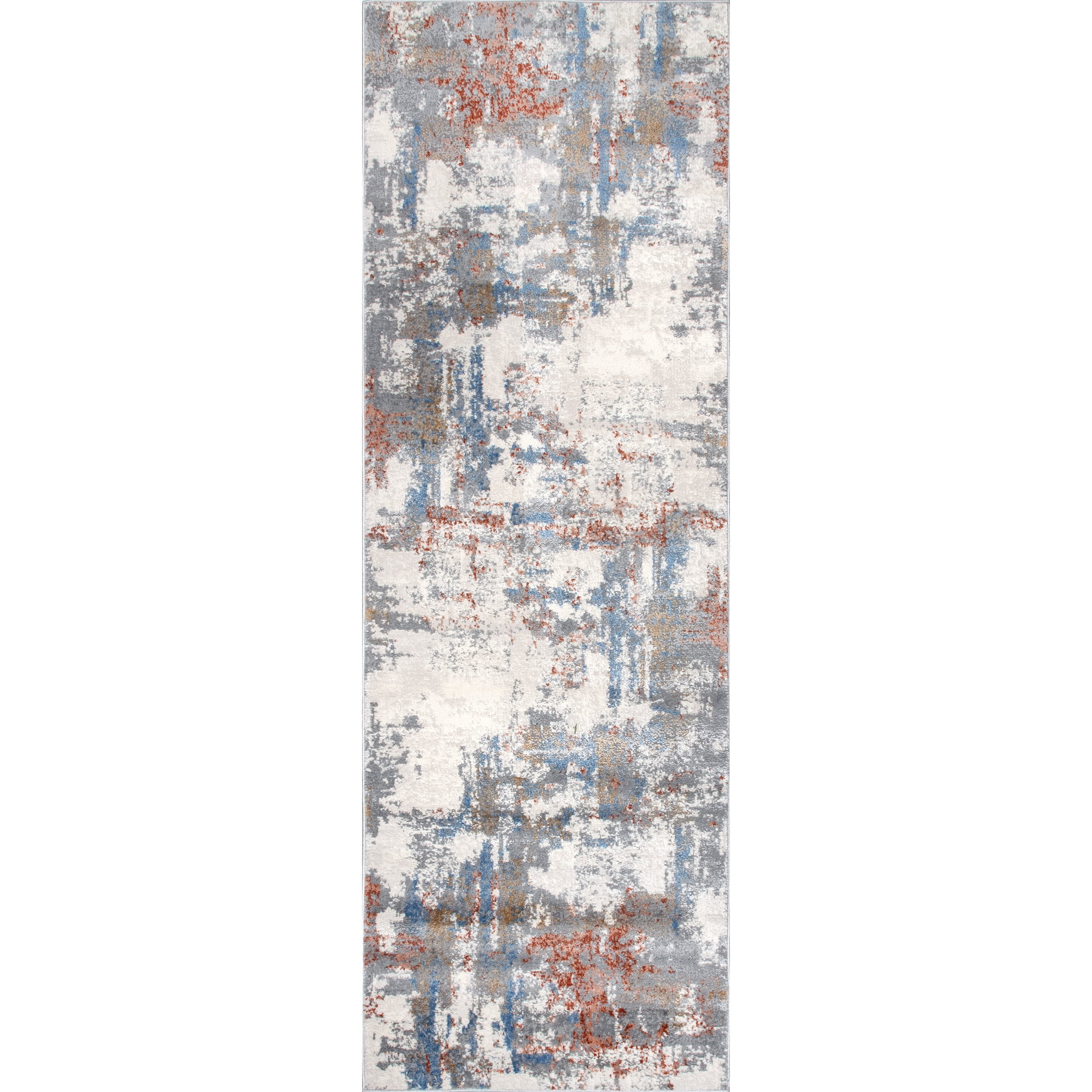 Free Shipping! nuLOOM Cleo Modern Abstract Runner Rug 2' 8 x 8 Light ...