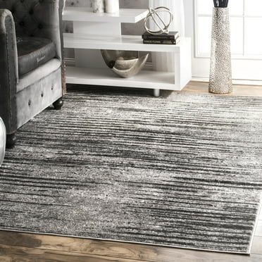 nuLOOM Thigpen Contemporary Area Rug, 10' x 14', Dark Gray - Walmart.com