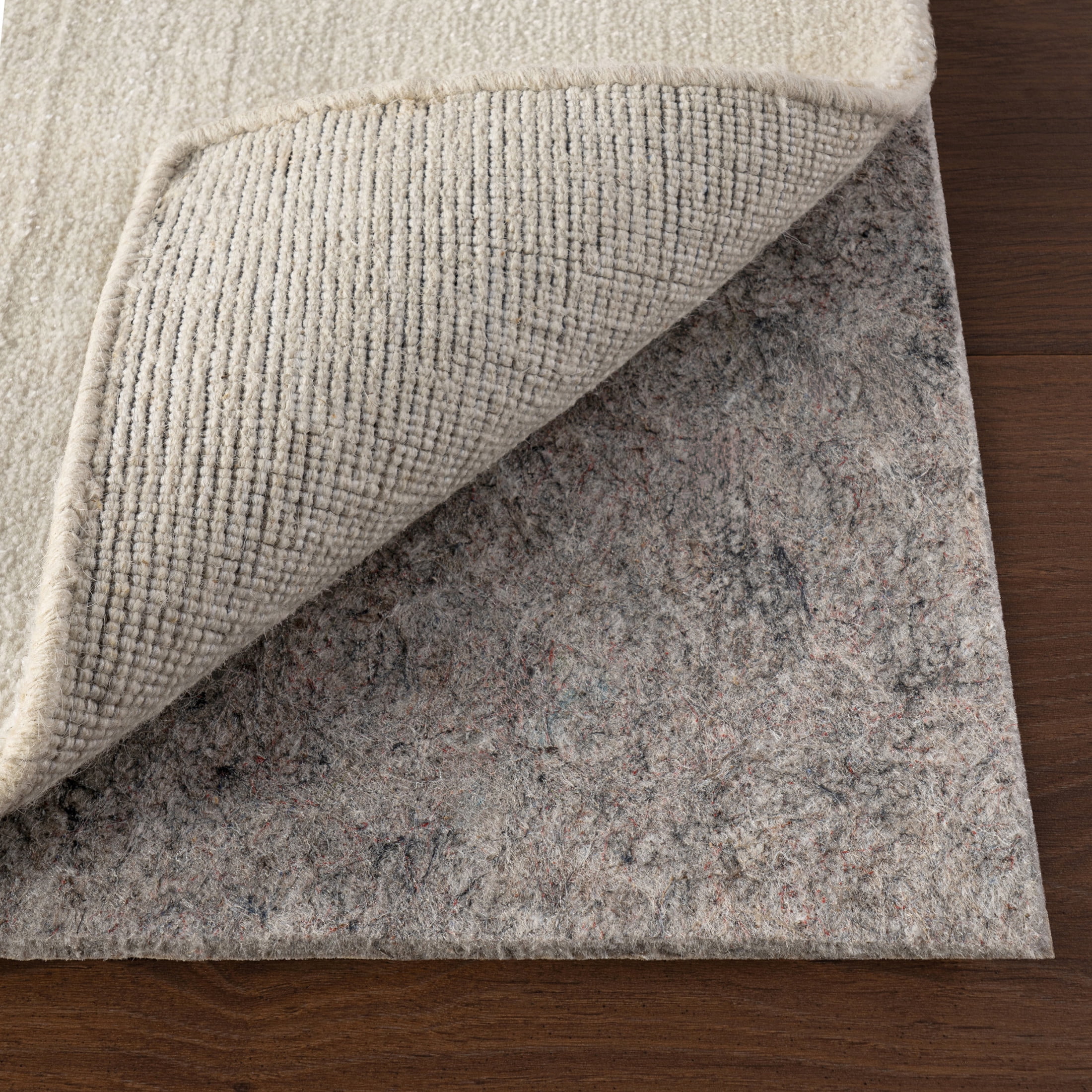 nuLOOM Cooper Cushioned Rug Pad, 10' x 10', Square, Cooper Grey ...