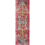 nuLOOM Corbett Vintage Boho Runner Rug, 2' 6" x 6', Multi - Walmart.com